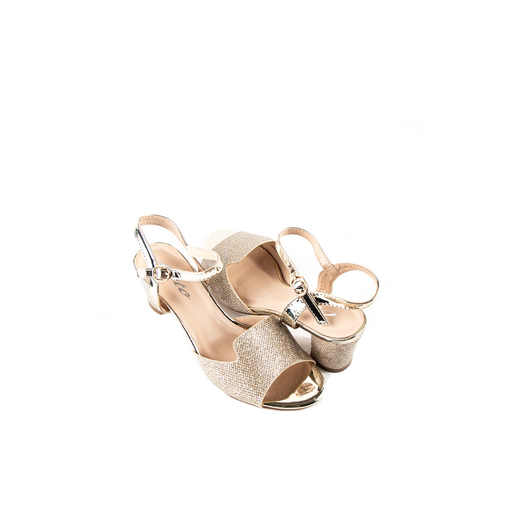 Otto 20700360 Women's Block Heel Slingback Sandals in Black and Light ...