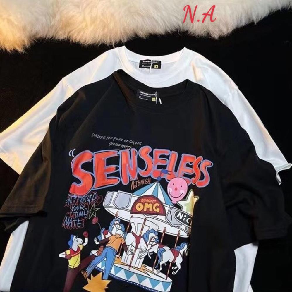 Korean style freesize senseless shirt made of cotton, suitable for both ...