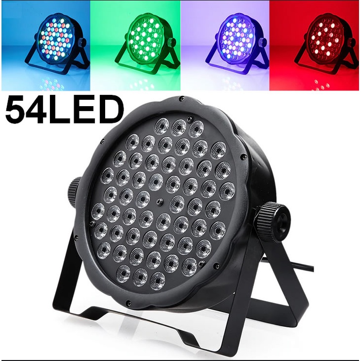 PAR LIGHT 54 LED Stage Light RGB Par Light DMX512 Master Slave LED Flat DJ Equipment Controller ...