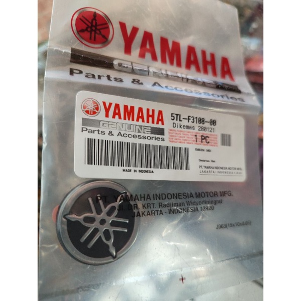 EMBLEM SILVER YAMAHA Mio Sporty Genuine Yamaha | Shopee Philippines