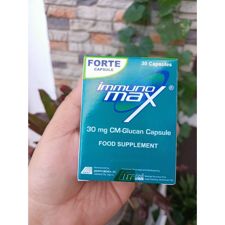 Immunomax forte 30mg CM-Glucan Capsule | Shopee Philippines