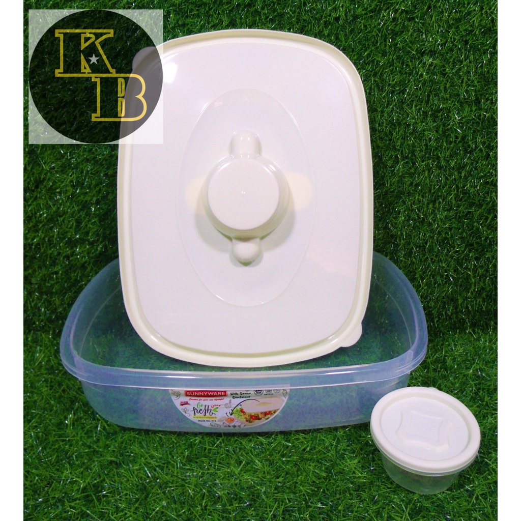Sunnyware #512 Salad Food Keeper with sauce container and free Rice ...