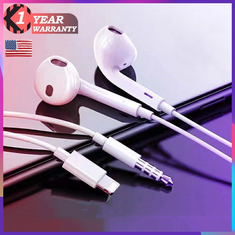 [24h Ship] High Quality Mic In-Ear Headset Earphone Wired Earphone ...