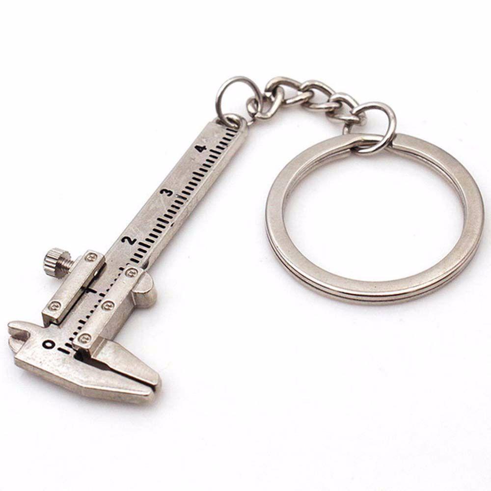 VANESVY Vernier Caliper Keychain Portable Scale Keychain Gadget 0-4cm ...