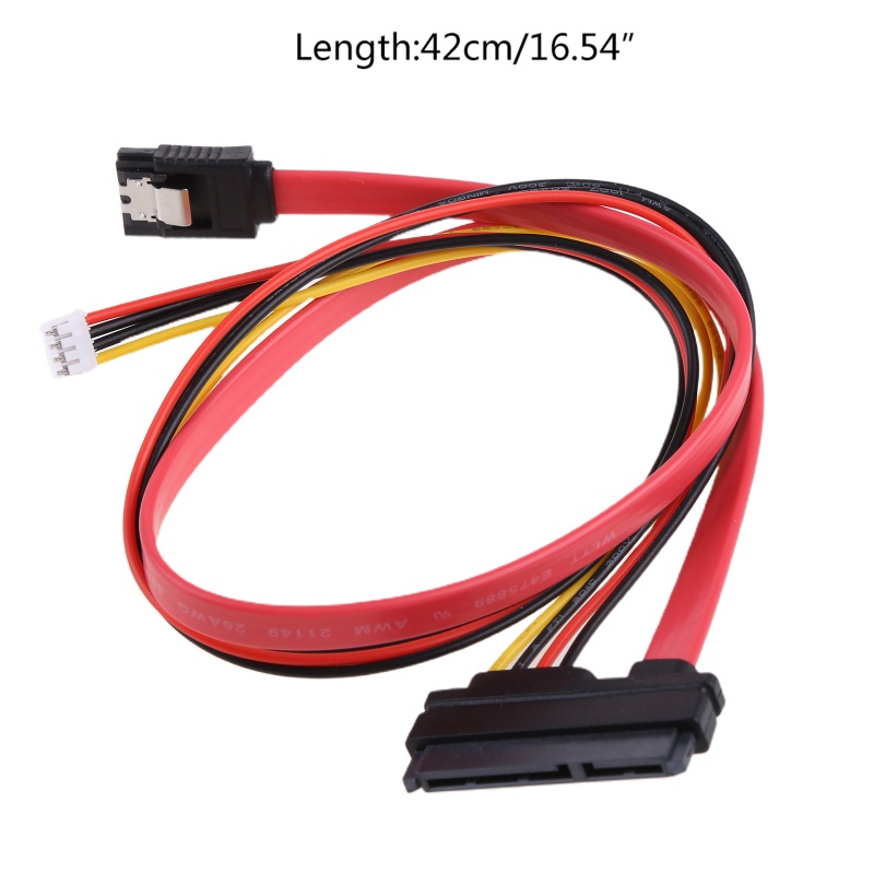 Moon 7+15 22-pin 2 5 and 3 5 HDD SSD Power Cord Male to Female Power ...