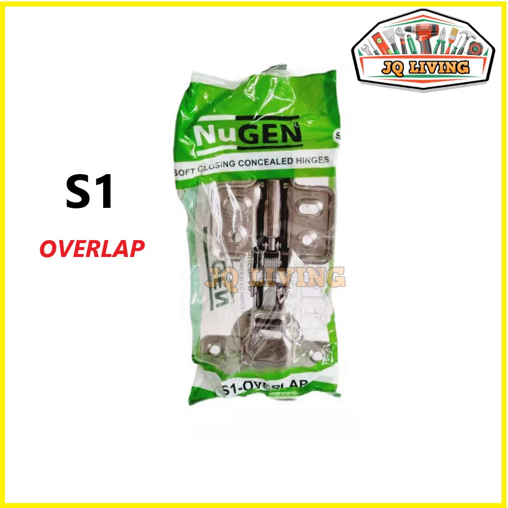 Nugen Soft Close Hydraulic Concealed Hinges All Sizes S1 S2 S3 For ...