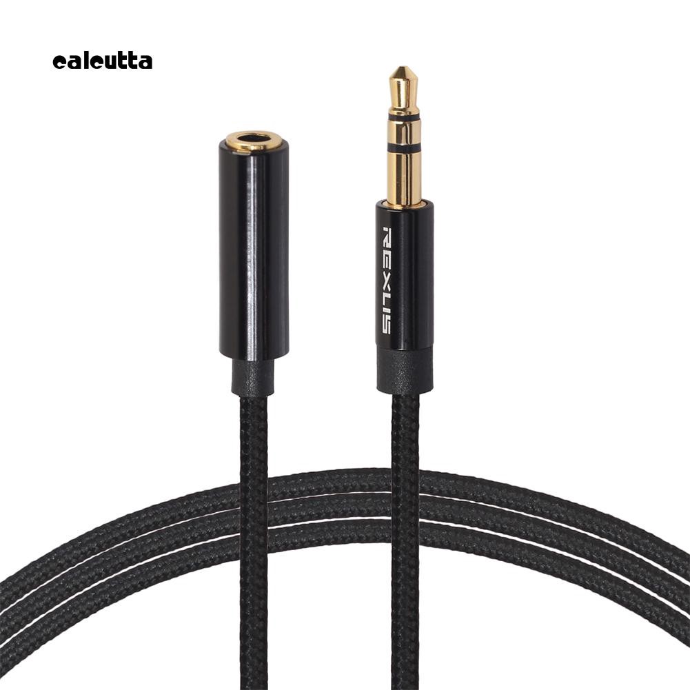 CAL_3.5mm Stereo Male to Female Jack Audio Headphone Extension Cable ...