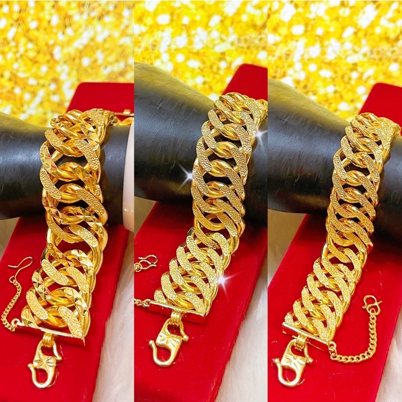 Cop 916 SAND CHISEL HOOK LIPAN HAND CHAIN (bangkok gold / Korean gold ...