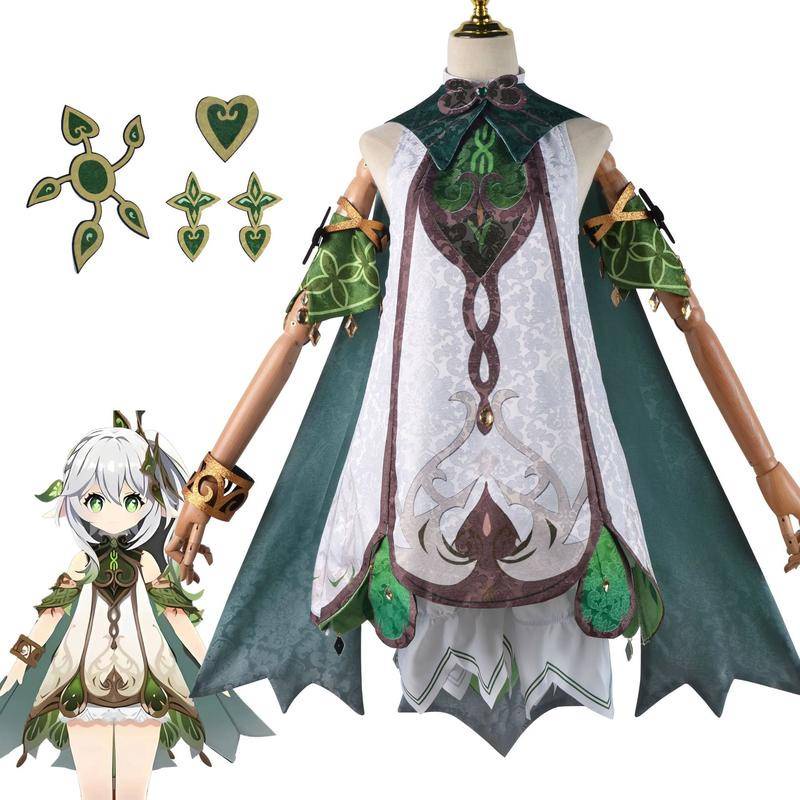 Genshin Impact cos grass god Nahida cos game anime clothes dress female ...