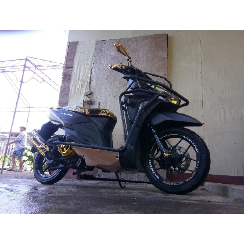 RUSI FLAIR FULL ARMOUR CRASHGUARD / CRASH GUARD (plug and play ...