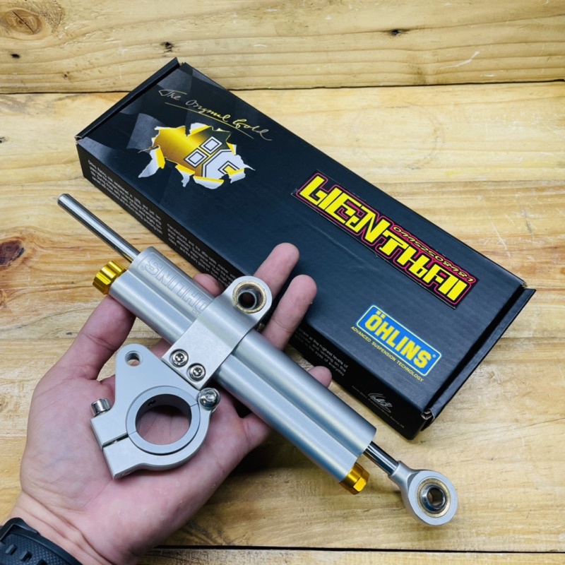 Ohlins Steering Damper Stabilizer w/ bracket (UNIVERSAL) | Shopee ...