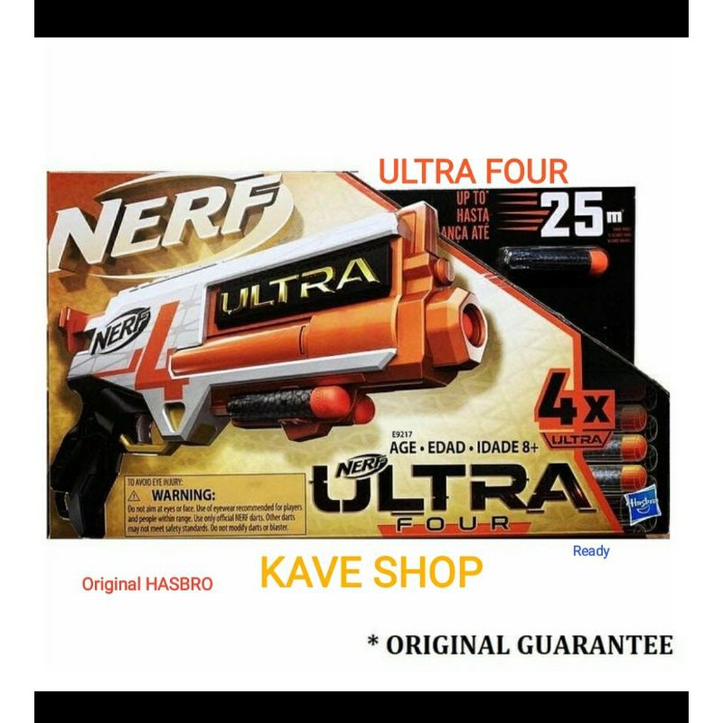 NERF Original HASBRO: Ultra FOUR Blaster - NEW - READY | Shopee Philippines