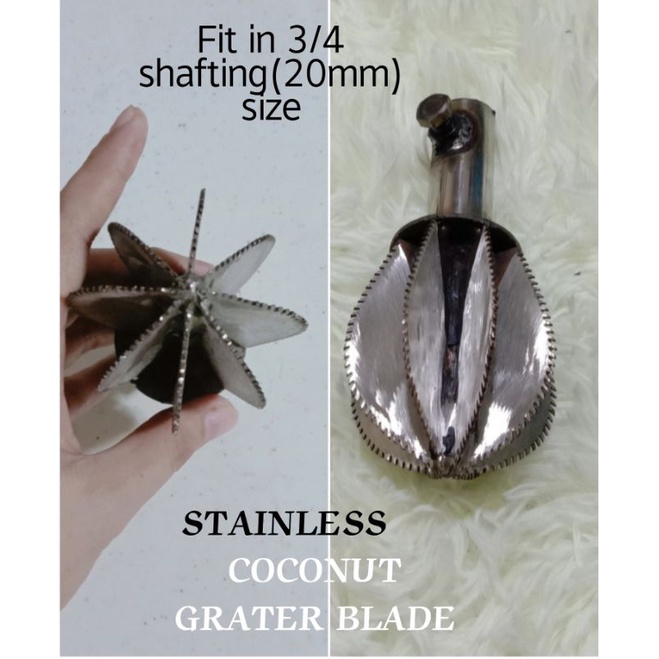Coconut Grater Blade Stainless 3/4 Shafting or 20mm Kayuran Ng Niyog 10 ...