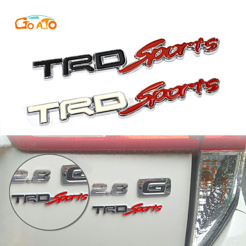 *hot selling* GTIOATO TRD Sports Metal Emblem Sticker For Toyota Vios ...