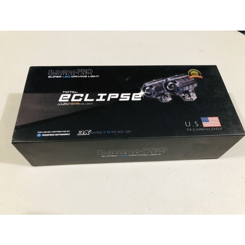 LUMINA PRO SUPER LED DRIVING LIGHT TOTAL ECLIPSE 3X BRIGHTNESS OF M1 ...