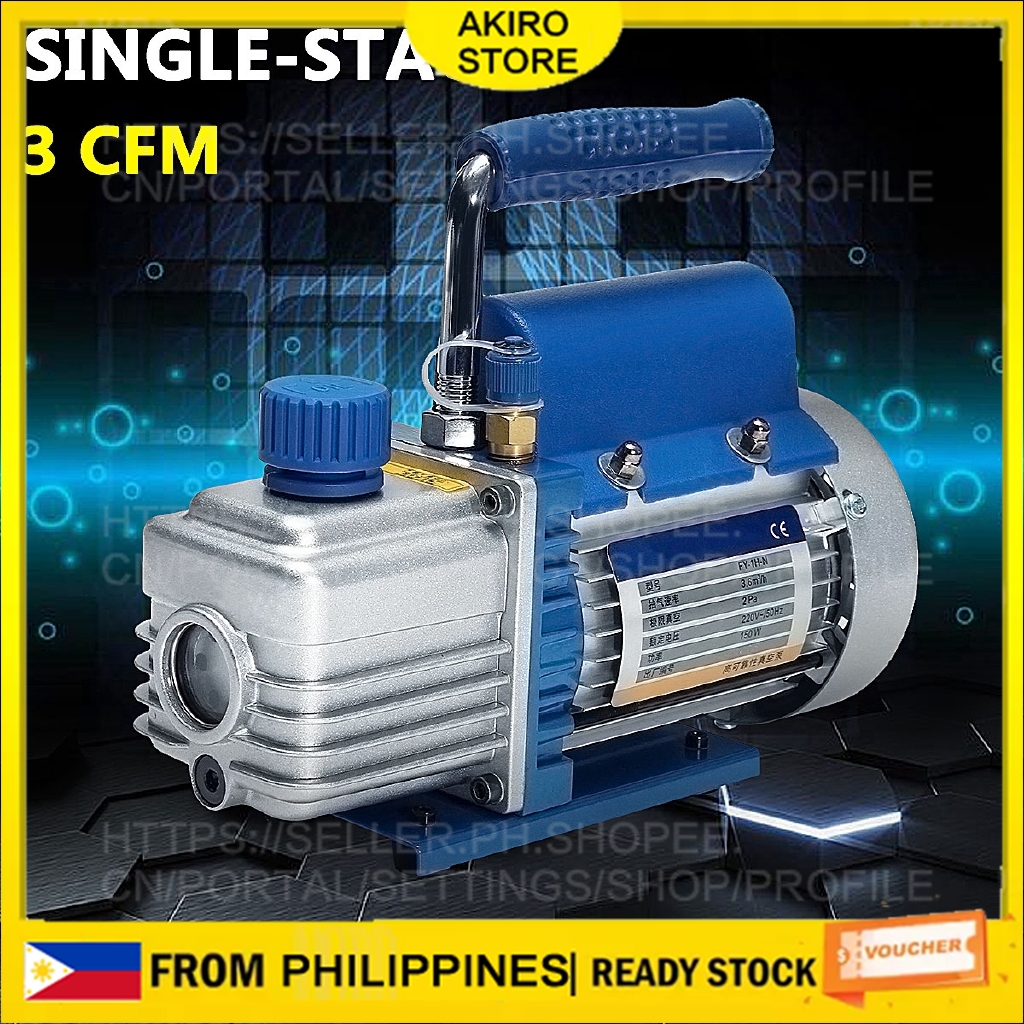 5Pa Rotary Miniature Vane 3CFM 60HZ Vacuum Pump | Shopee Philippines