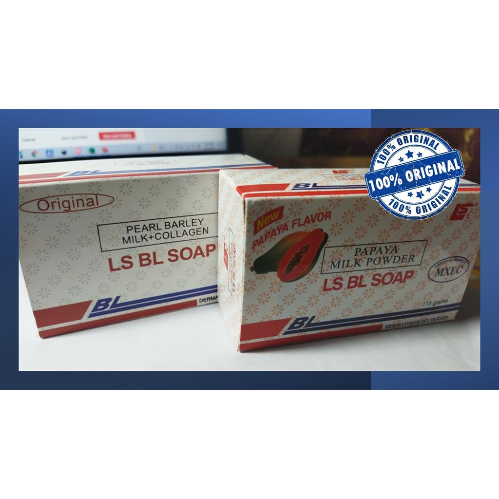 LS BL SOAP 115g - Pearl Barley Milk + Collage/ Papaya Milk Powder ...