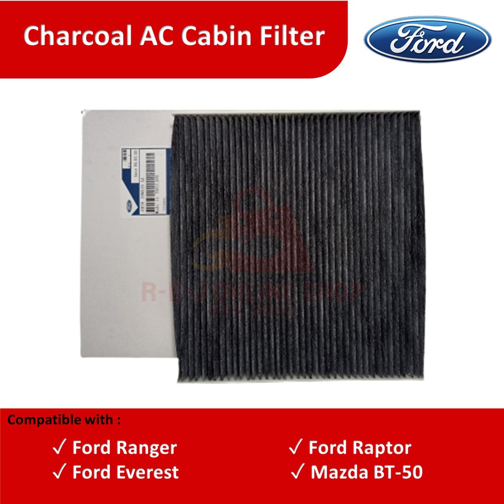 Charcoal AC Cabin Filter for Ford Ranger / Ford Raptor / Ford Everest ...