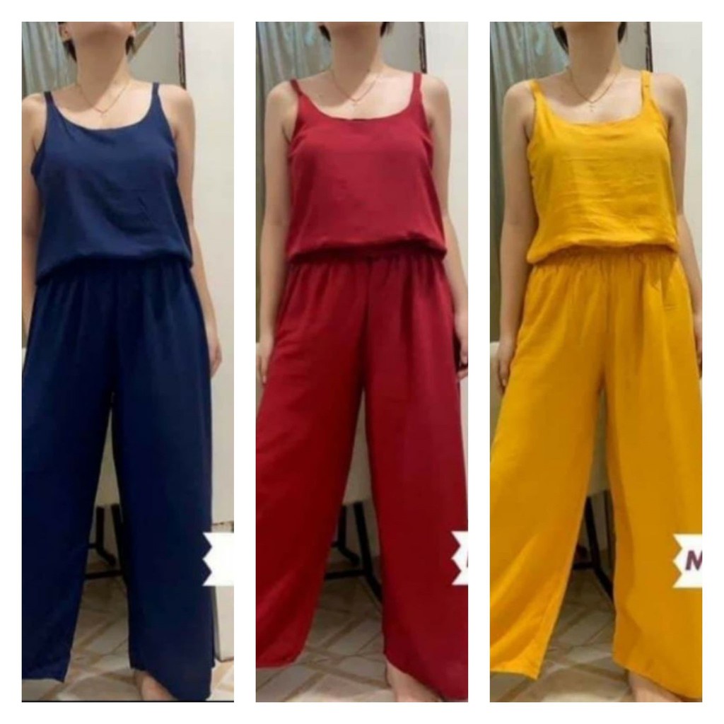 Challis Squarepants/ Spaghetti Terno | Shopee Philippines