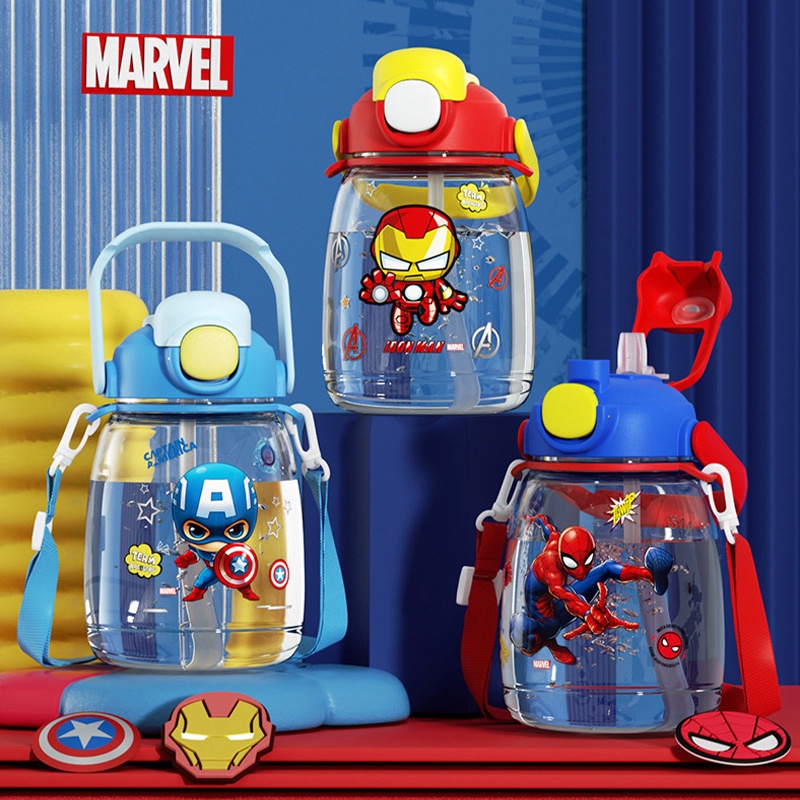 1300ML Disney water bottle for kids avengers toys Mickey Cartoon Series ...