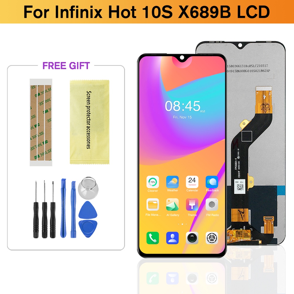 For Infinix Hot 10S 10T X689 LCD Display Touch Screen Digitizer ...