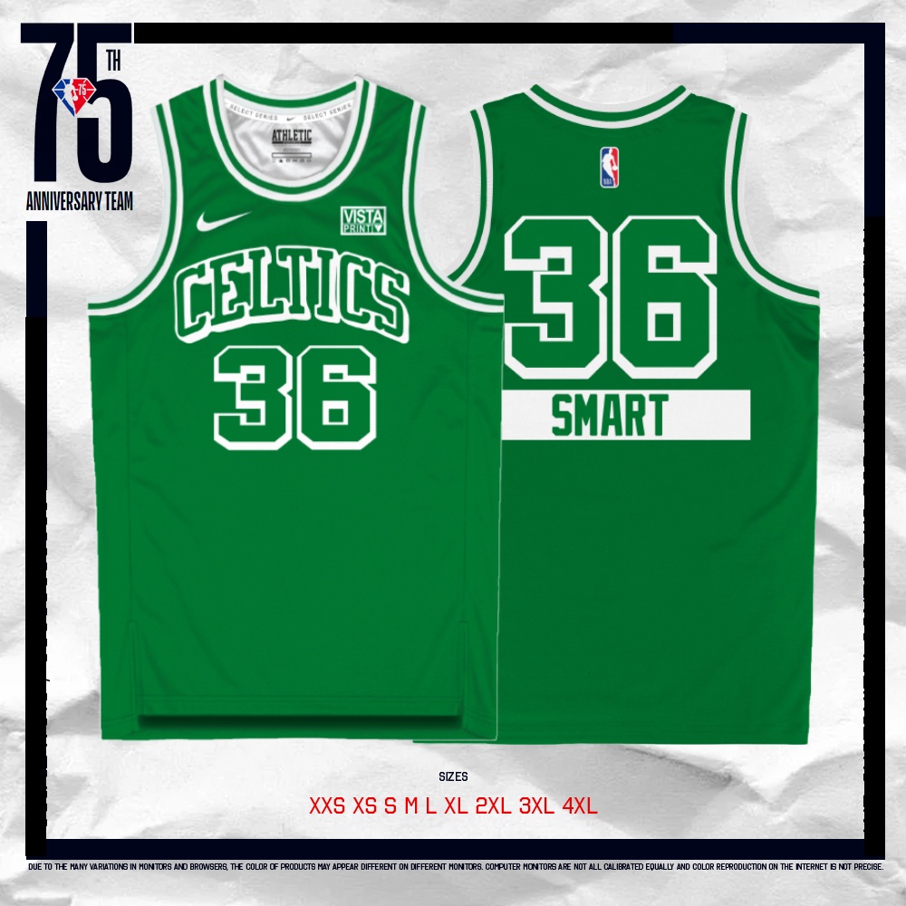 75th Edition Marcus Smart Basketball Jersey 2022 Full Sublimation ...