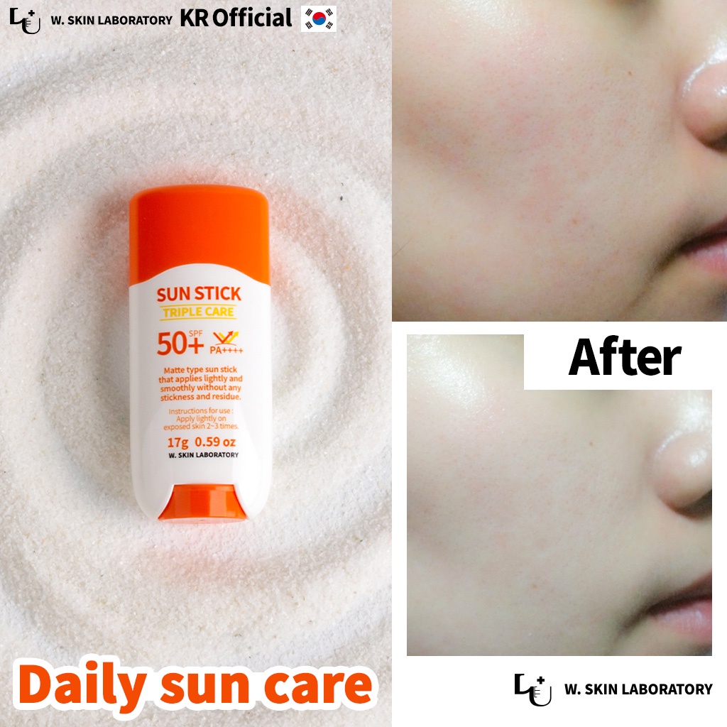 [W SKIN LABORATORY] Triple Care Sun Stick 17g SPF 50+ PA++++ UV ...