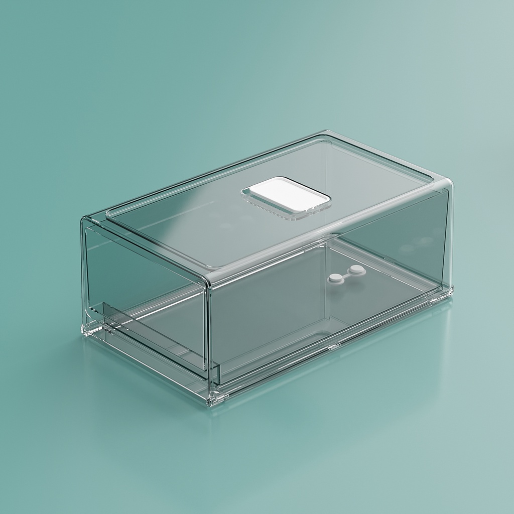 OZI Clear fridge drawer organizer pull out kitchen pantry Clear ...