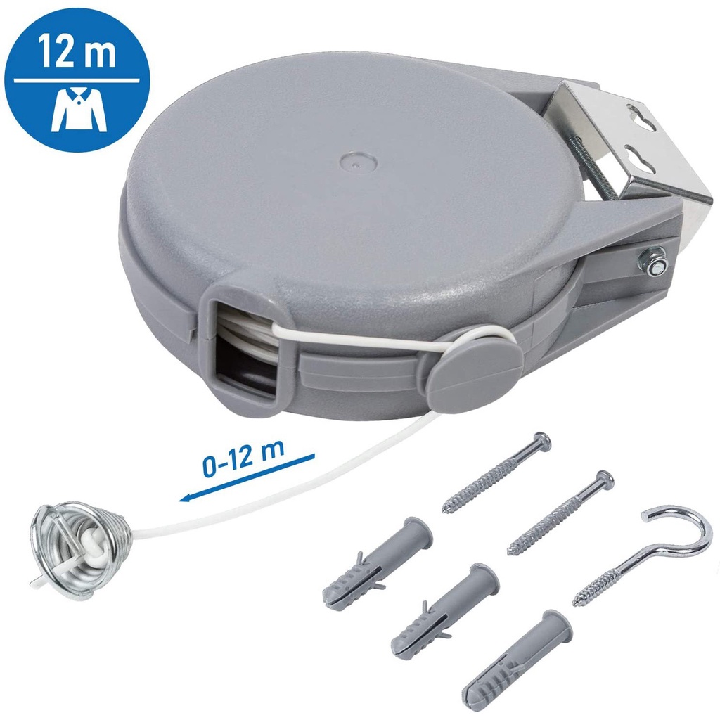 Long Retractable Washing Line, Automatic Retractable Mechanism ...