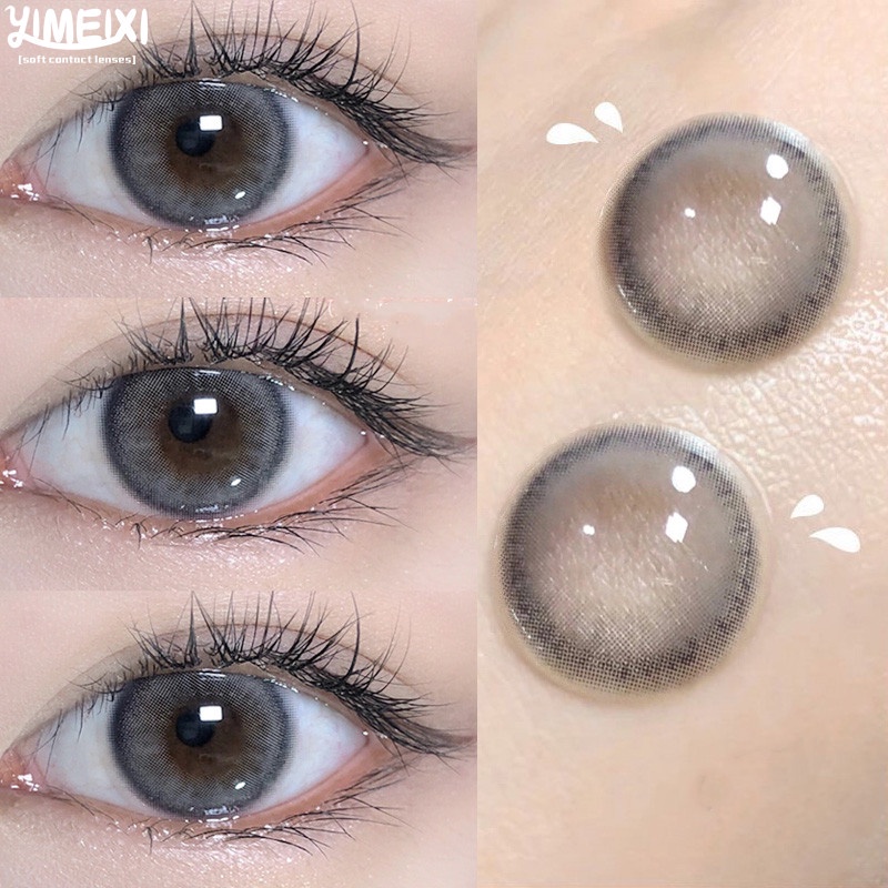 【24-hour shipping&grade contact lenses】Yimexi New Brown-gray Color ...