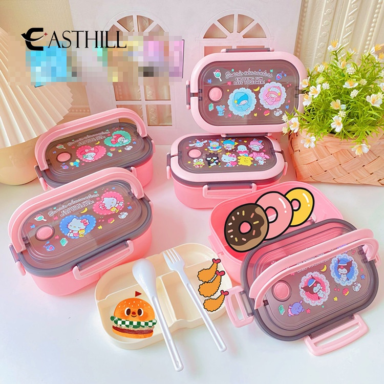 EASTHILLL Sanrios Kawaii Hello Kt Lunch Box Anime My Melody Pochacco ...