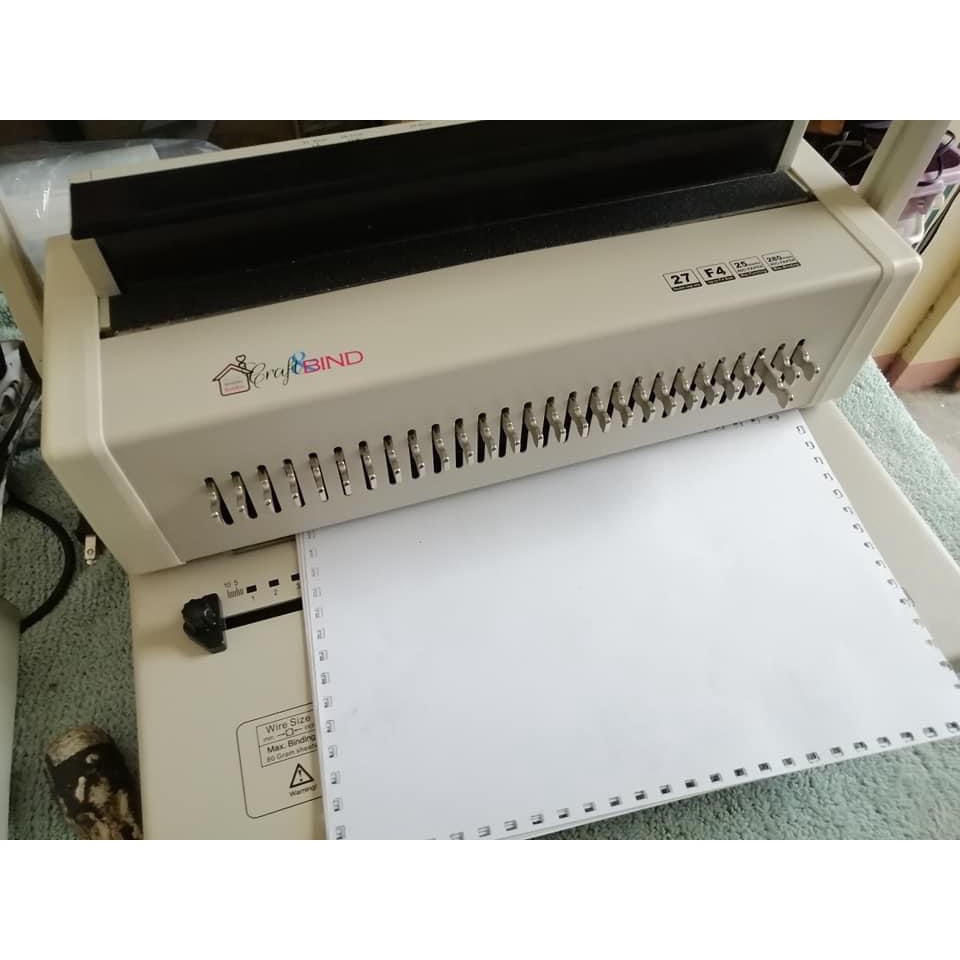 ♥♥♥ TCC Craft&Bind 2:1 F4 size Heavy Duty Binding Machine | Shopee ...