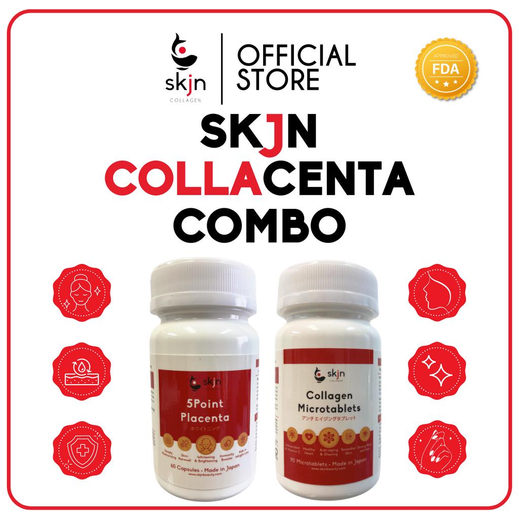 SKJN CollaCenta Combo: Micro Tablets 90's Duma Bottle & 5Point Placenta ...