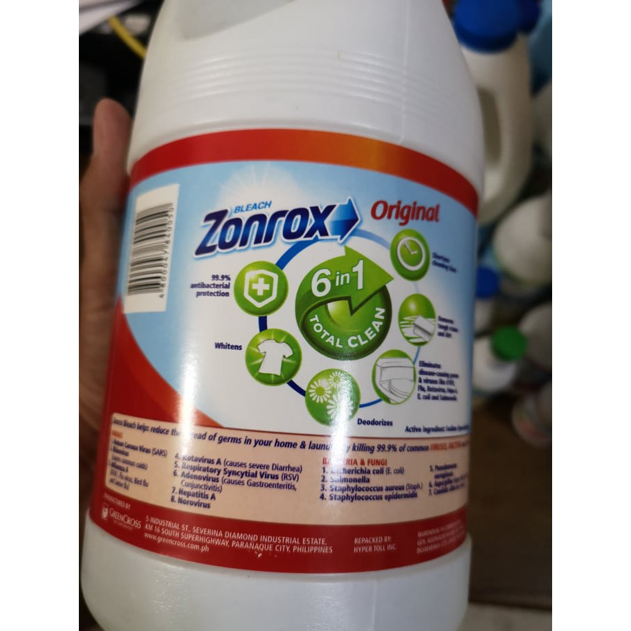 Zonrox ORIGINAL 1892ml Original and Authentic | Shopee Philippines