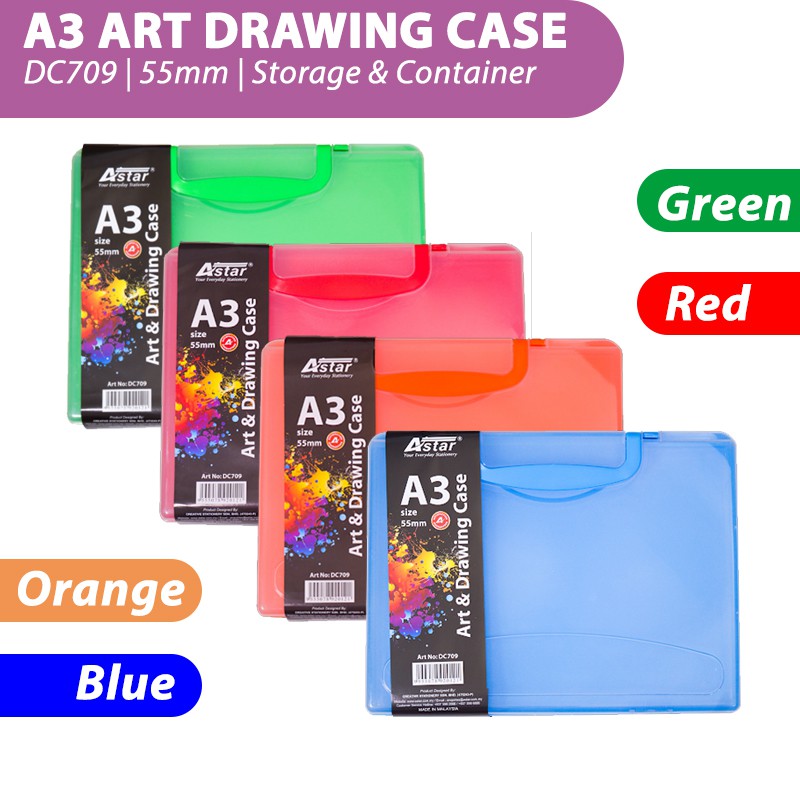Astar DC709 A3 Size Art & Drawing Case (55mm) | Shopee Philippines