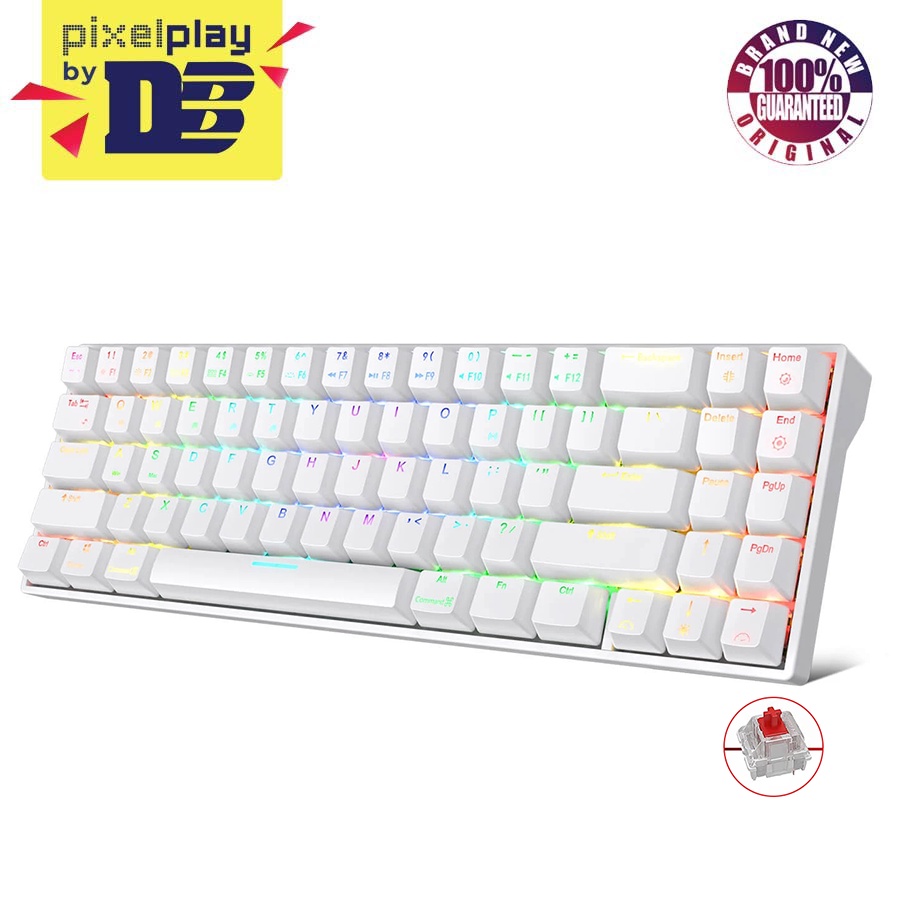 Royal Kludge RK71 Dual-mode RGB 71 Keys Hot Swappable Mechanical ...