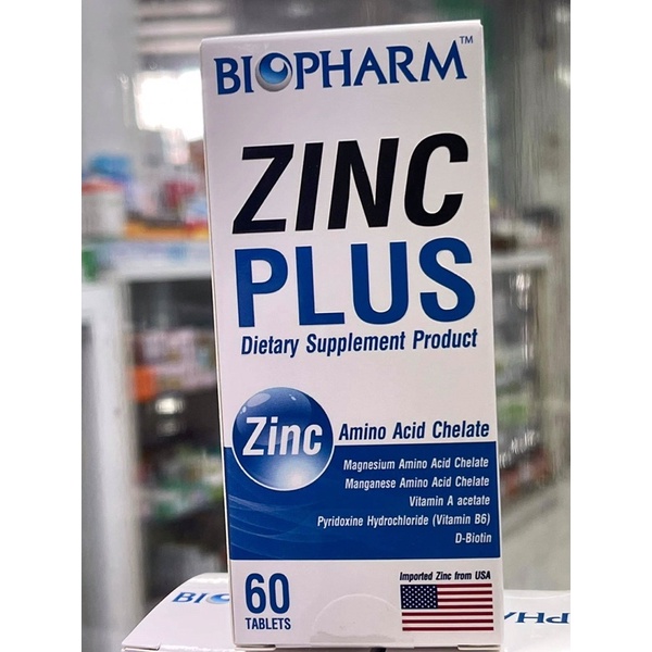 Zinc plus Biopharm 60 Capsules (Zinc Imported From Usa) | Shopee Philippines