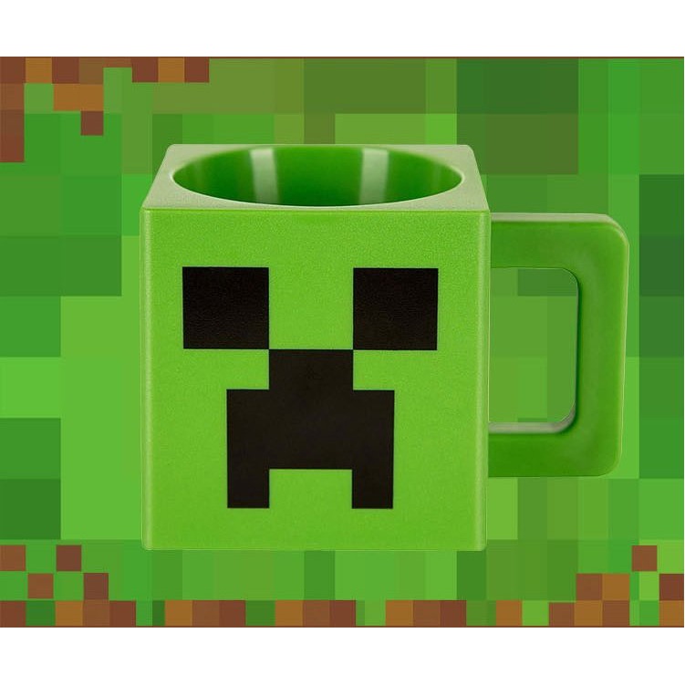 Minecraft High quality plastic Creeper water cup | Shopee Philippines