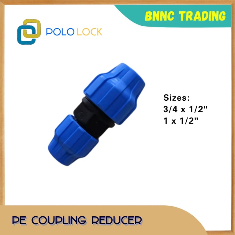 PE COUPLING REDUCER PE COMPRESSION FITTINGS 3/4x1/2 , 1x1/2 | Shopee ...