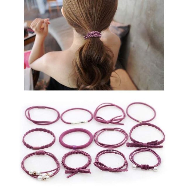 Box of 12 Cute Fashion Hair Bands | Shopee Philippines