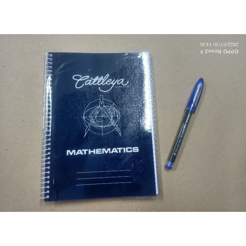 CATTLEYA MATHEMATICS GRAPHING SPIRAL NOTEBOOK WITH PLASTIC COVER 6" X 8 ...