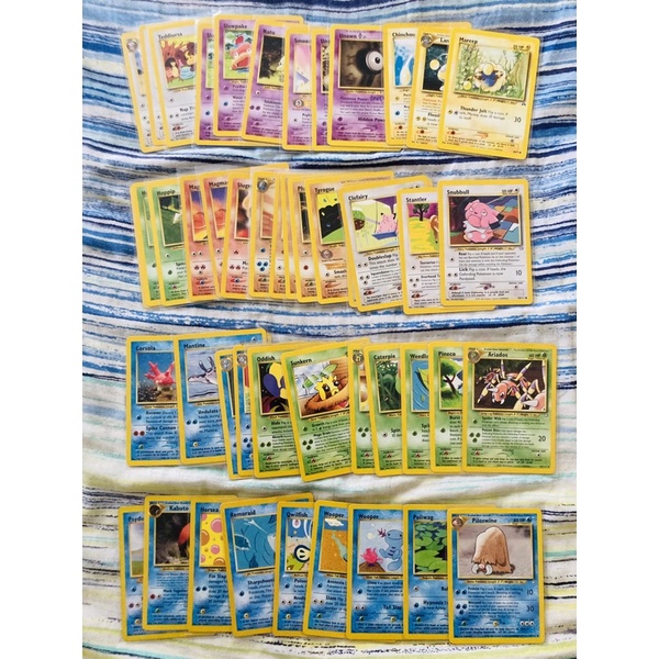 VINTAGE NEO SERIES SINGLES. Original Pokemon TCG Trading Cards. Common ...