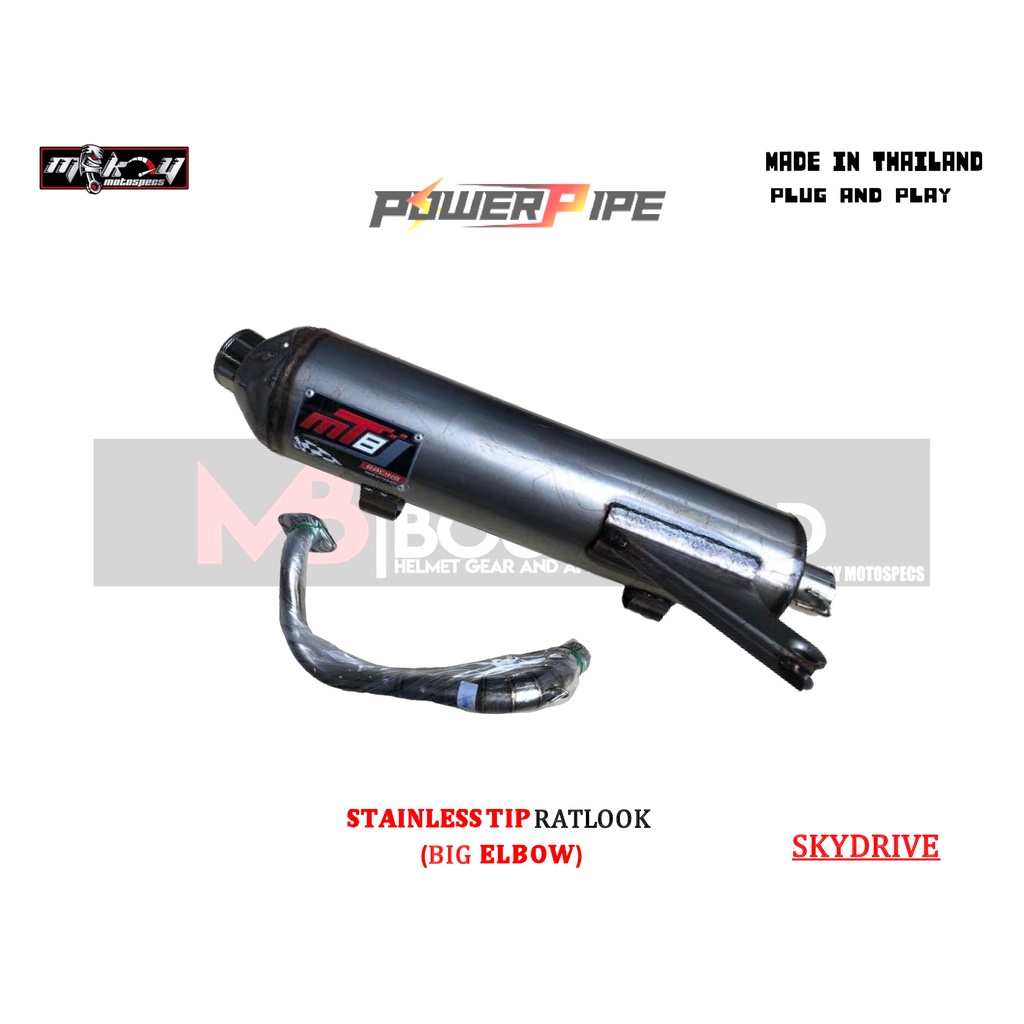 MT8 EXHAUST PIPE for SUZUKI SKYDRIVE . | Shopee Philippines