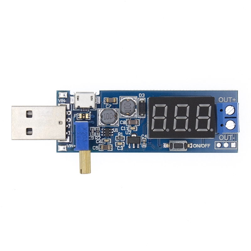 DC-DC 5V to 1.2 -24V LED Digital Power Supply Module USB Step Up/Down ...