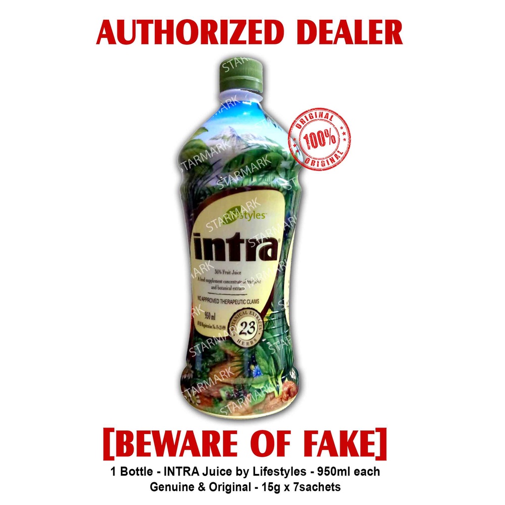 Intra Juice by Lifestyles 950ml each bottle Authentic - Set of 1 Bottle ...