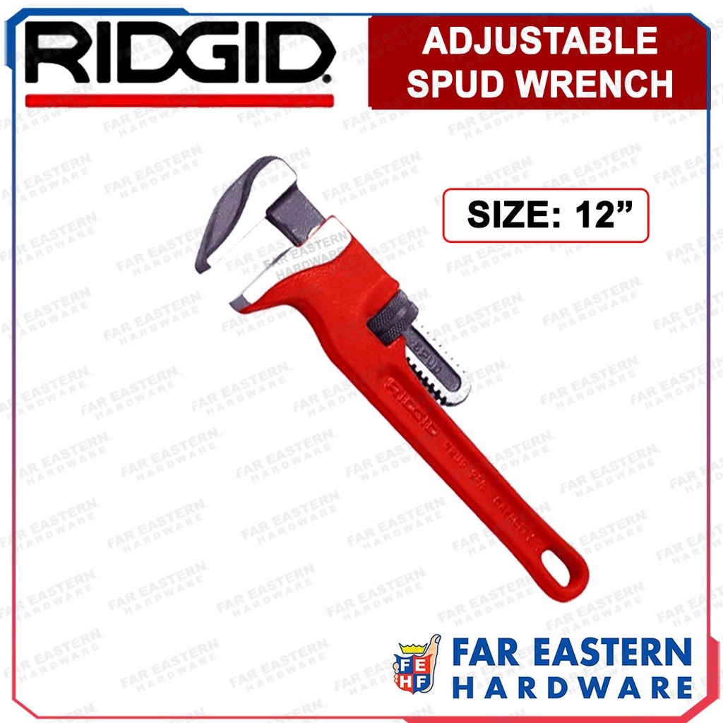 RIDGID Adjustable Spud Wrench 12" Made in USA | Shopee Philippines