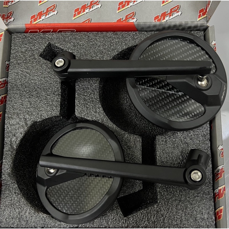 Motorcycle Side Mirror Universal Clear Mirror Carbon Type High Quality ...