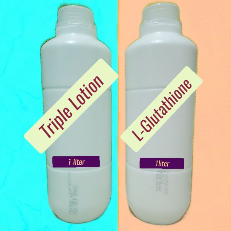 TRIPLE LIGHTENING LOTION/ L- GLUTATHIONE LOTION 1 liter(by droplets ...