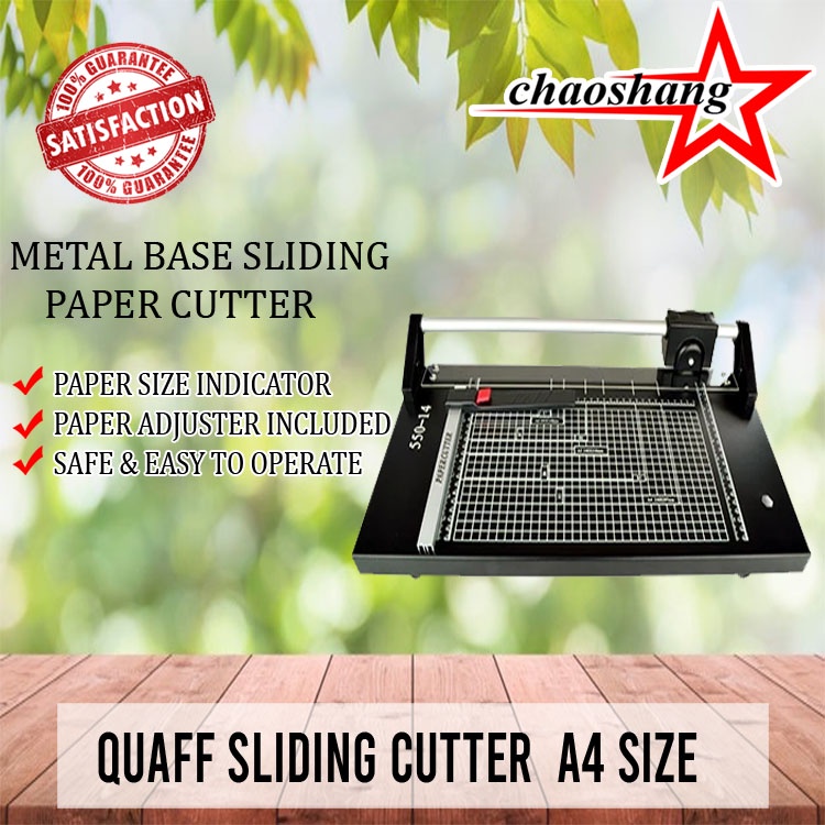QUAFF Sliding Paper Cutter A4 | Shopee Philippines