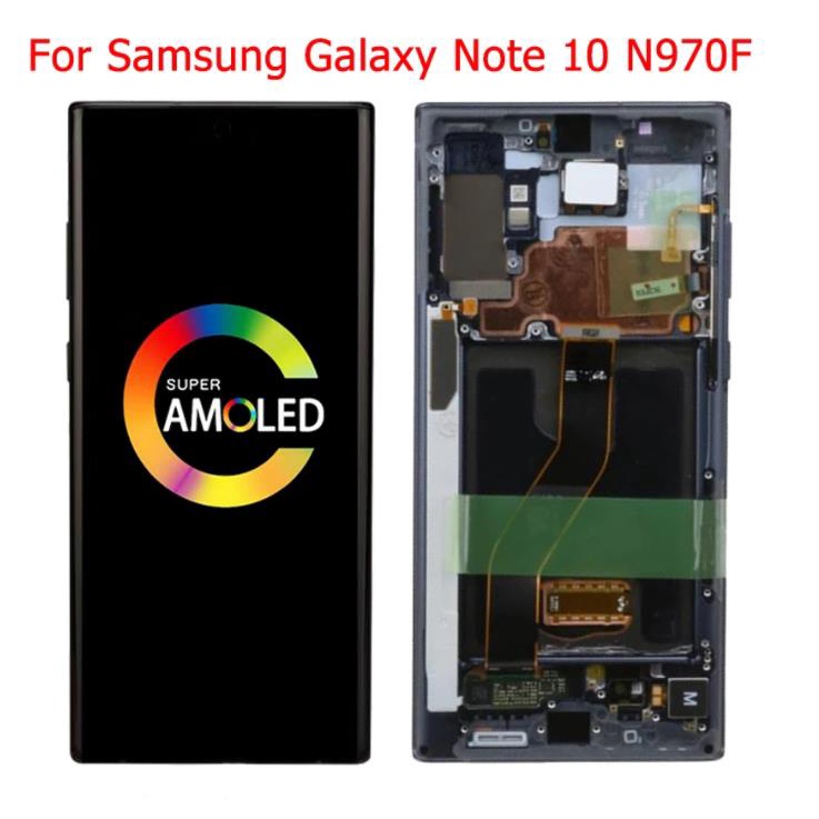 Super Amoled For Samsung Galaxy Note 10 LCD N970F N9700 Display Touch Screen Digitizer For ...